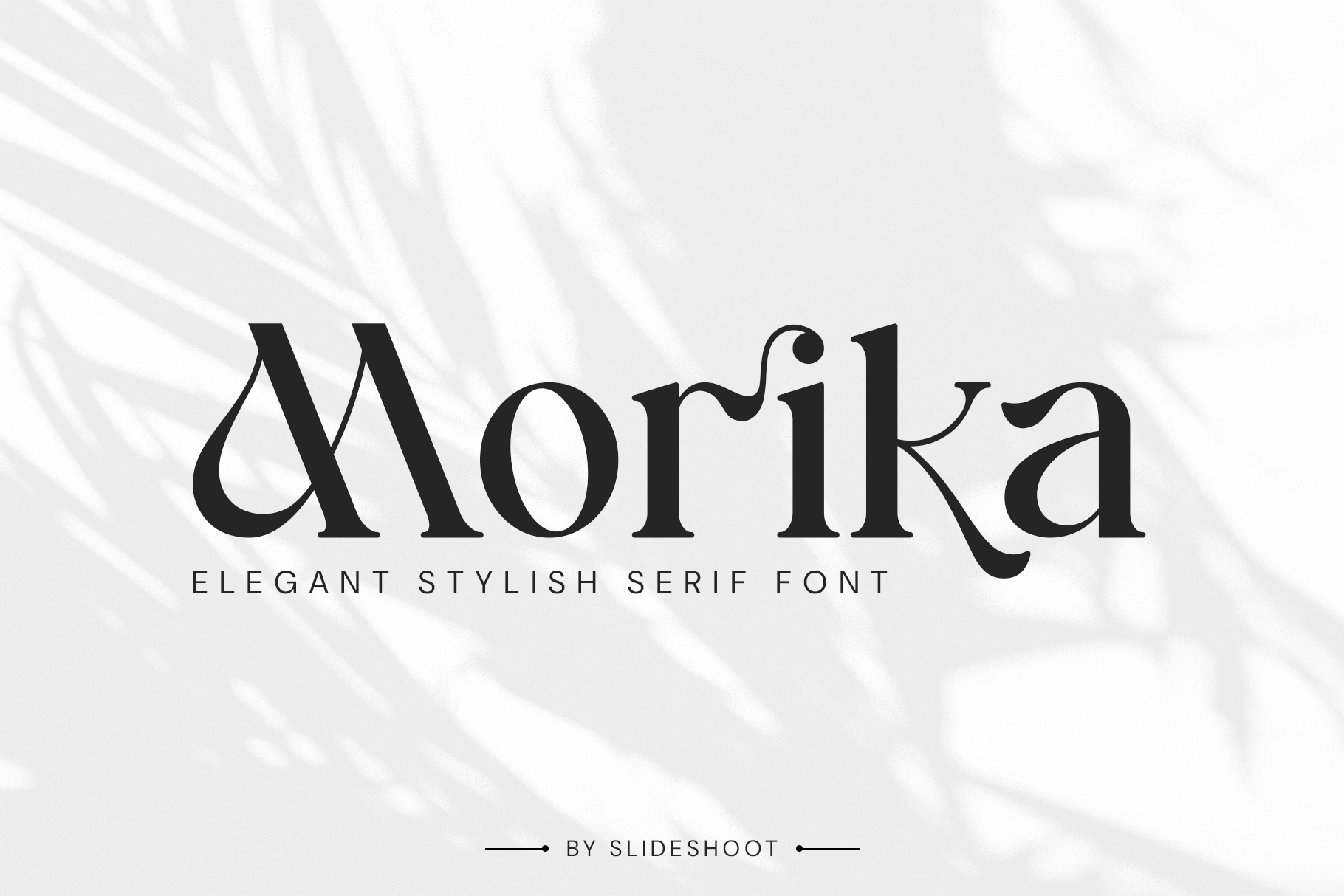 Morika Font by SlideShoot