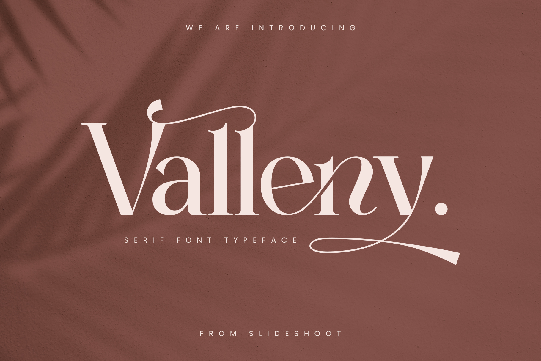Valleny Font by SlideShoot